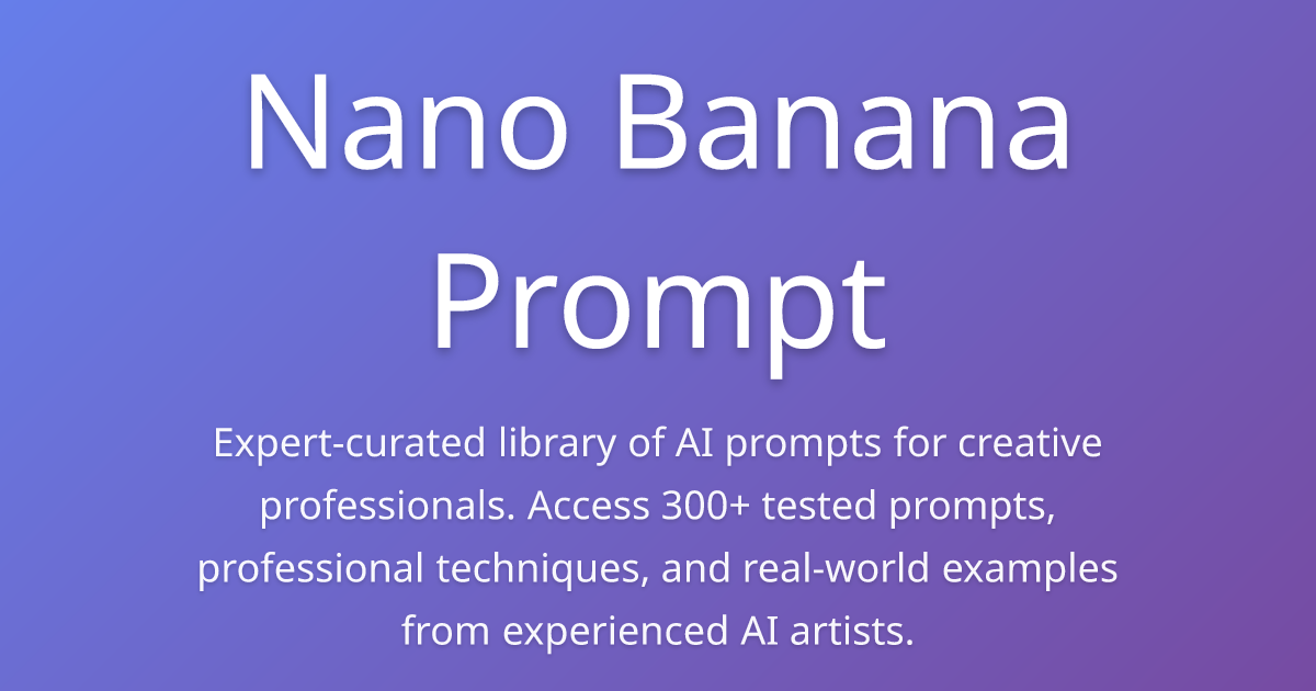 Nano Banana Prompt